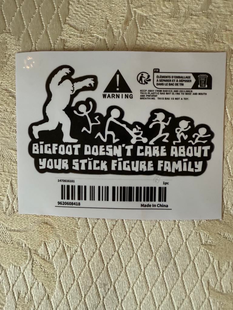 Car Stickers | The Treasure Barn LLC